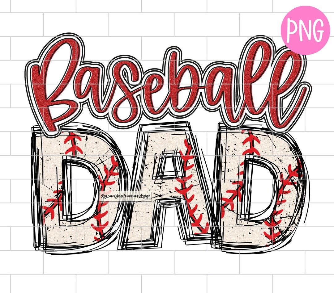 Baseball Dad PNG, Sublimation Design Downloads - Etsy