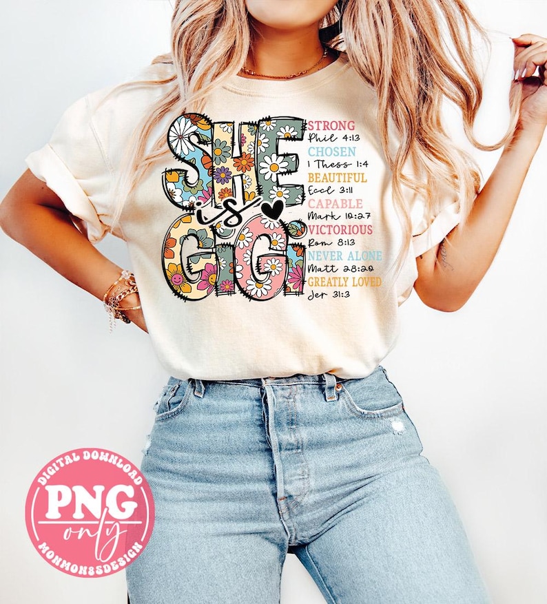 She is Gigi PNG: Retro Mother's Day Design (digital Download) - Etsy