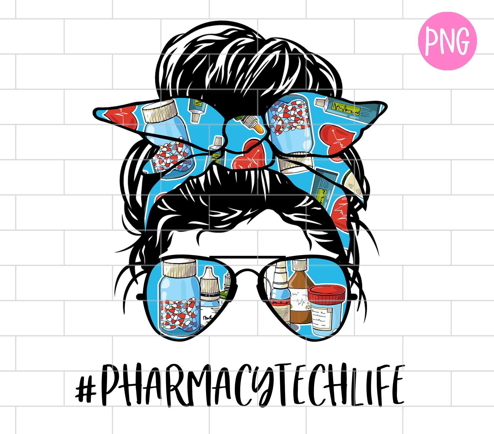 Pharmacy Technician PNG PT Phamacy Tech Life Sublimation | Etsy