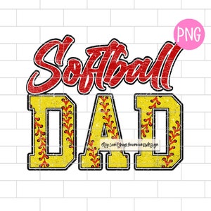 Softball Dad PNG, Distressed, Softball Daddy, Loud and Proud Softball ...