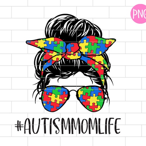 Autism Mom Life PNG Autism Mom Sublimation Design Downloads - Etsy