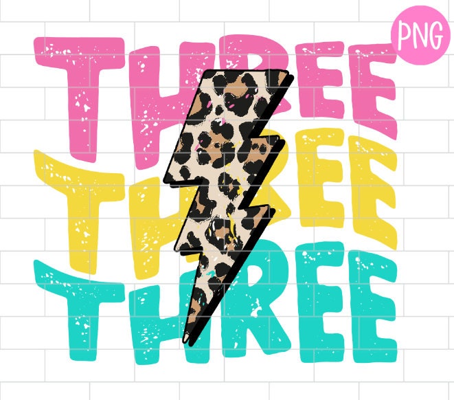 Three PNG 3rd Birthday Third Birthday Baby Toddler Girl - Etsy