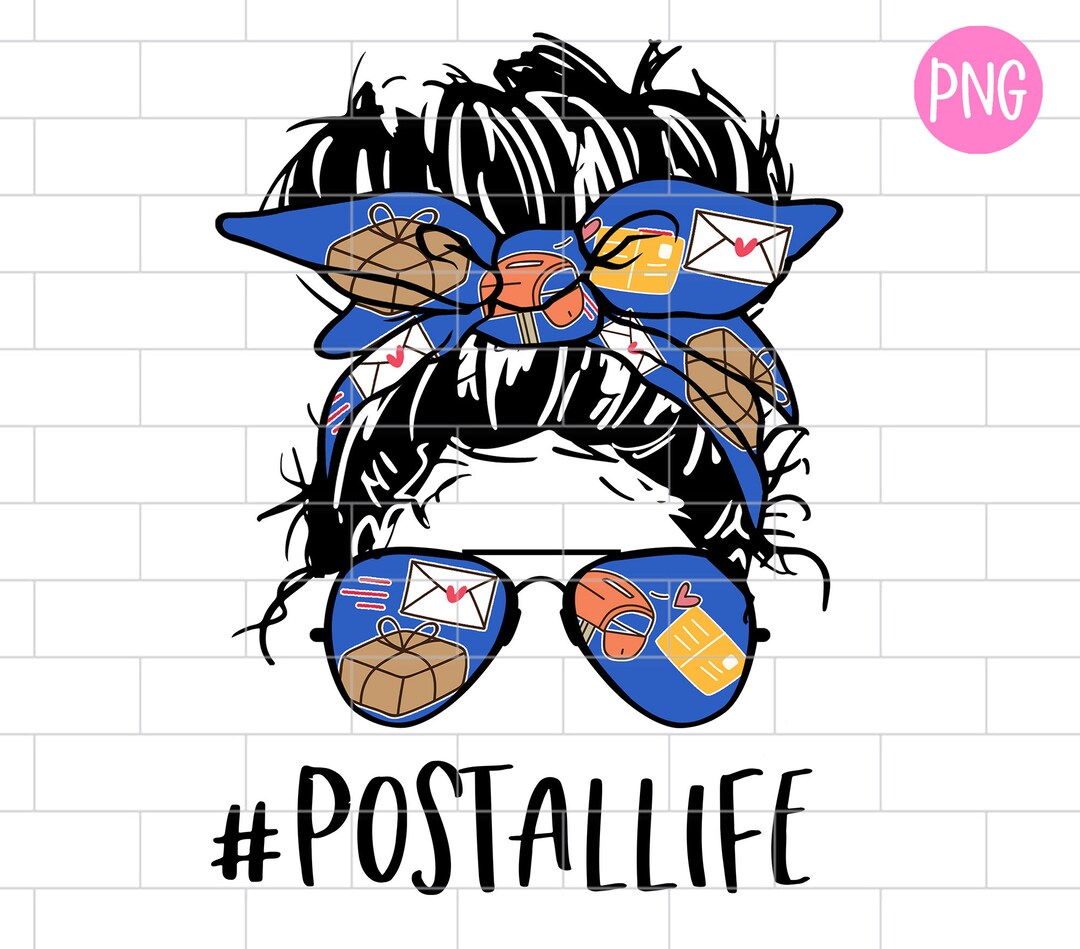 Postal Worker Life PNG, Mail Carrier Sublimation Design Downloads - Etsy