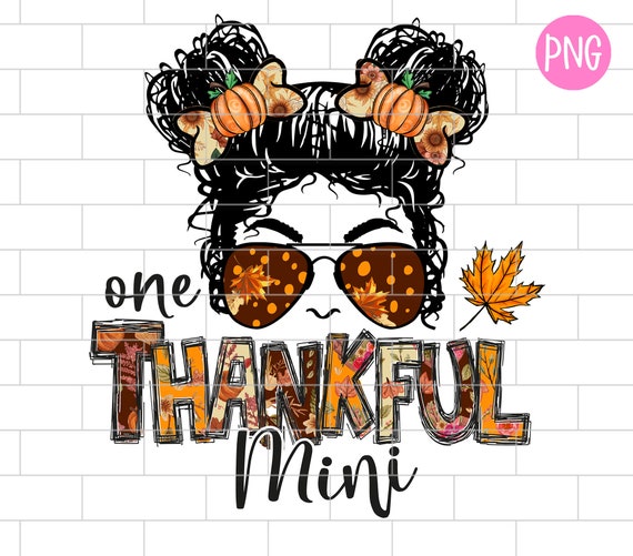 Thankful Mini PNG Thankful Png Pumpkin Thanksgiving Png - Etsy