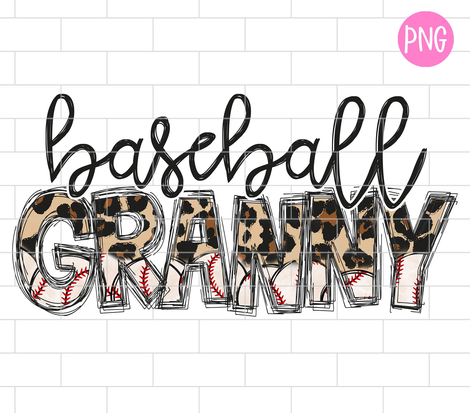Baseball Granny PNG, Baseball Granny Sublimation Design Downloads - Etsy