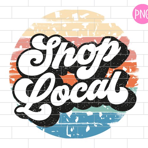 Support Your Local Business SVG DXF PNG Shop Small Svg - Etsy