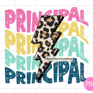 Principal PNG Image Teacher Back to School Design - Etsy