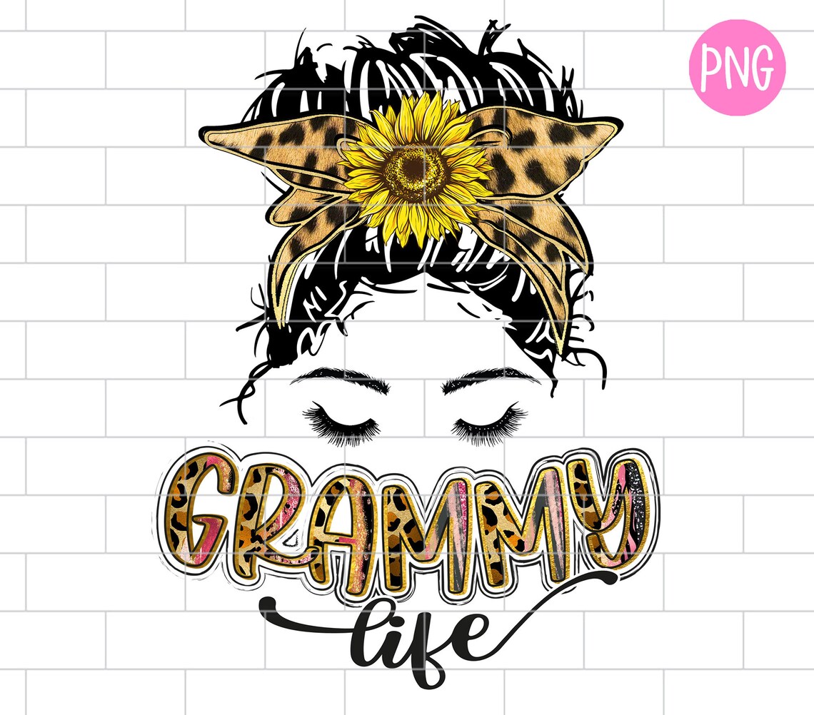 Grammy Life PNG Sublimation Design Downloads - Etsy