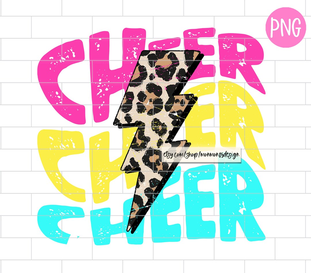 Cheer PNG, Leopard, Sublimation Design Downloads - Etsy