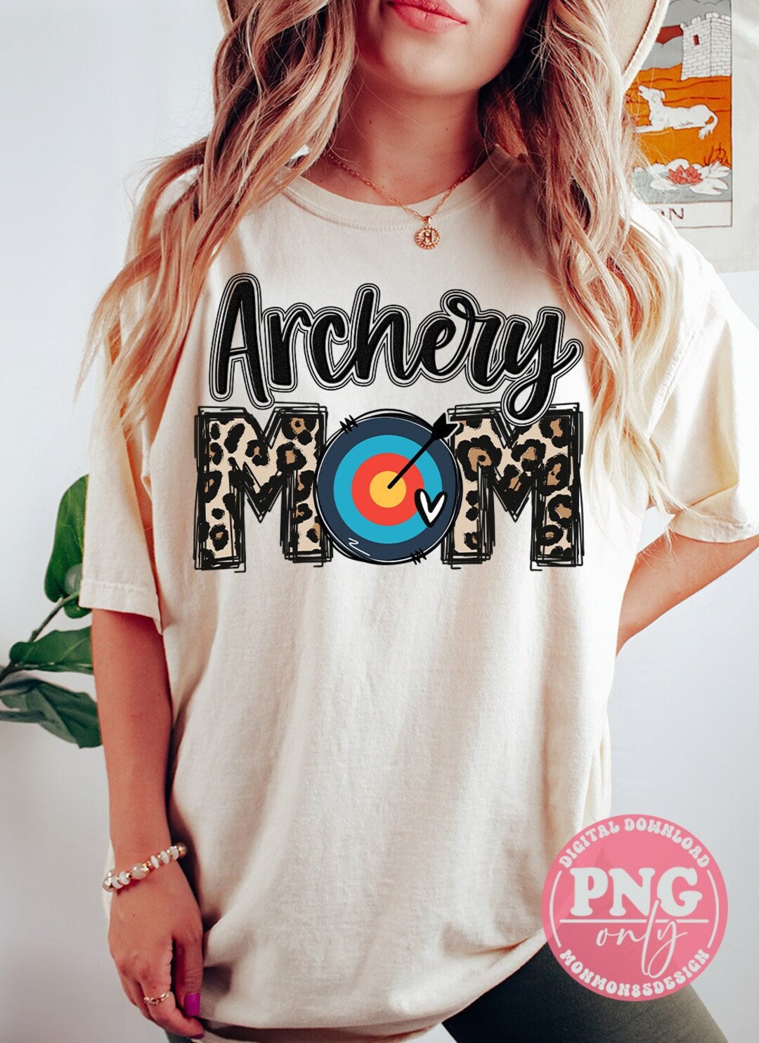 Archery Mom PNG, Leopard, Archery Mama, Loud and Proud Archery Mom, Black, Sublimation Design ...