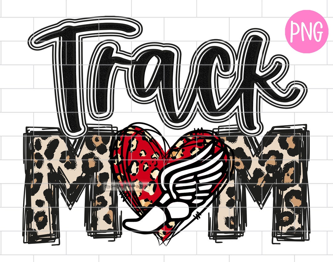 Track Mom PNG, Black Track and Field Sublimation Design Downloads - Etsy