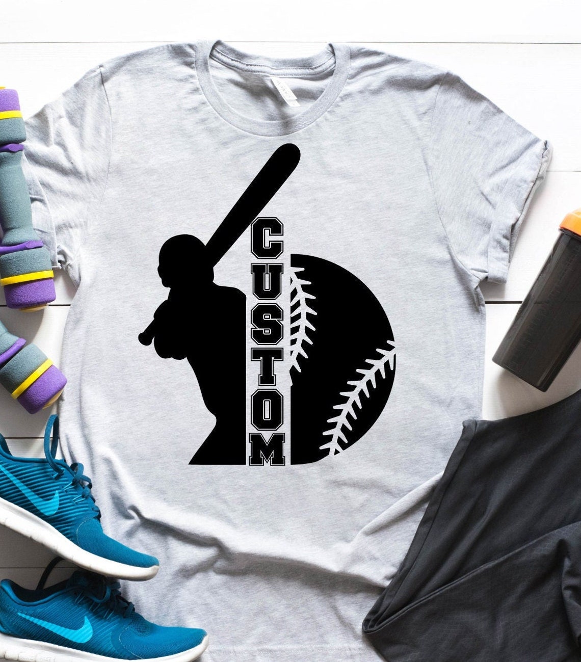 Baseball Shirt Baseball Game Day Tee Custom Baseball Fan - Etsy