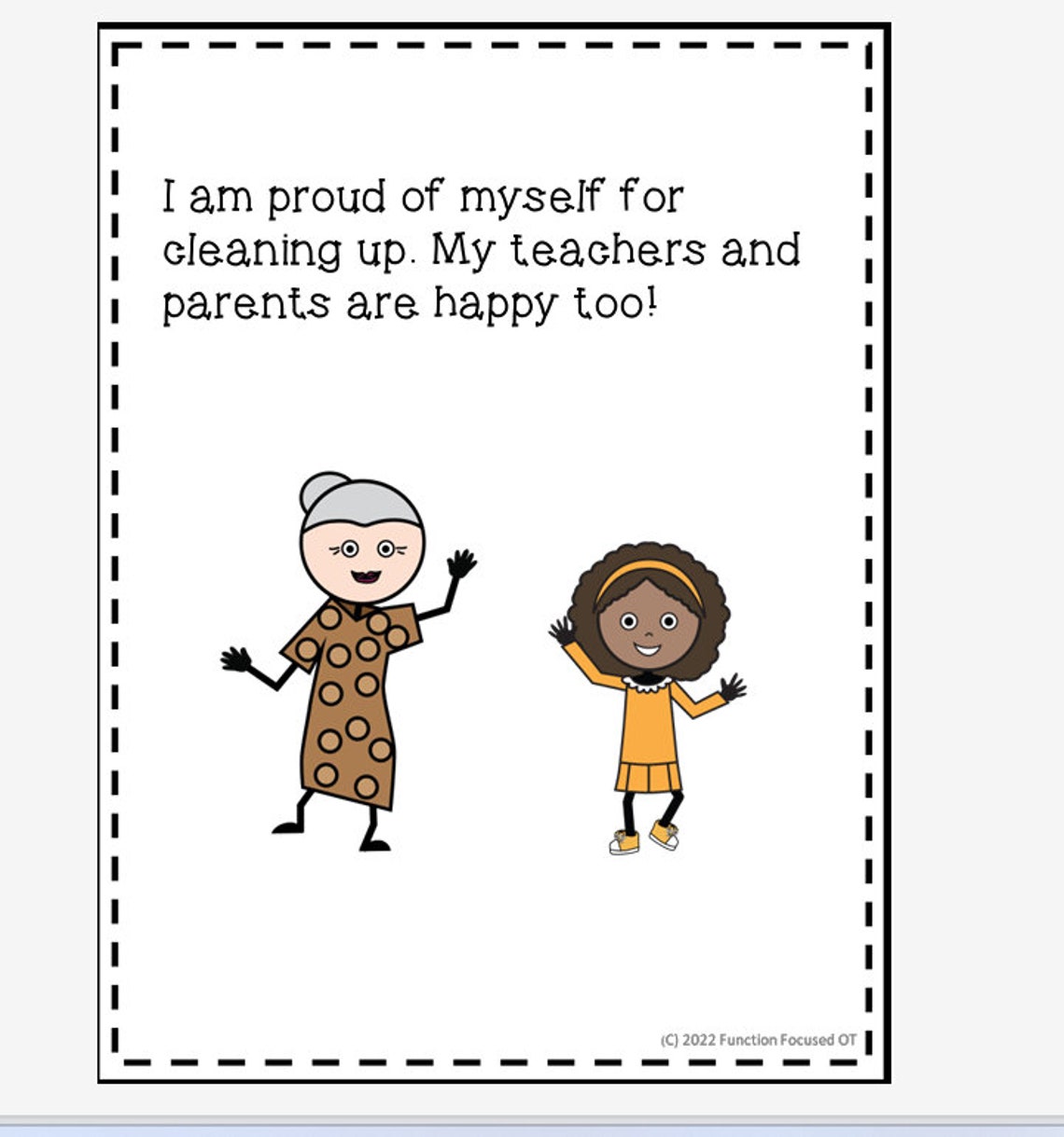 Cleaning up Social Narrative - Digital Printable Story for Children- OT ...