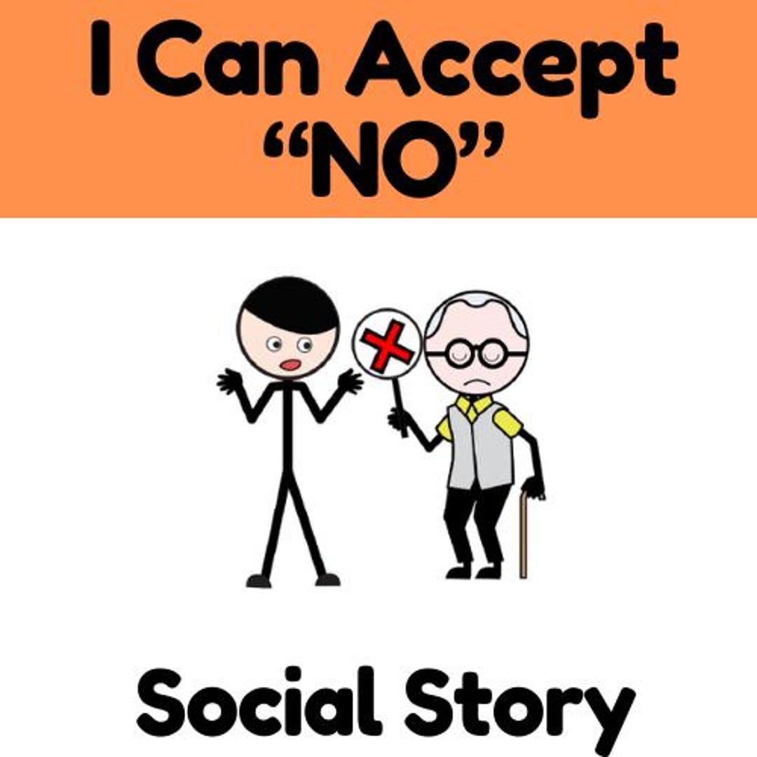 Accepting No Social Story: Emotional Regulation & Coping Skills ...