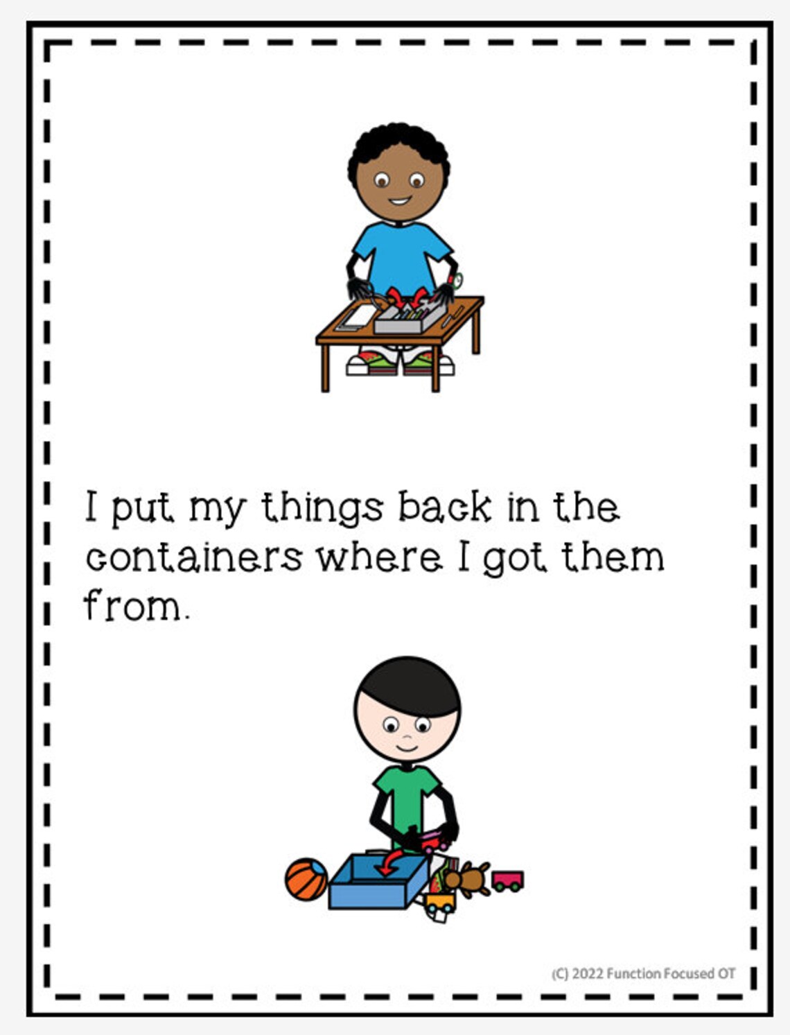 Cleaning up Social Narrative - Digital Printable Story for Children- OT ...