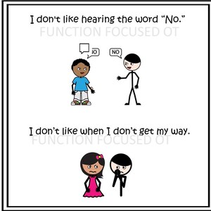 Accepting No Social Story: Emotional Regulation & Coping Skills ...