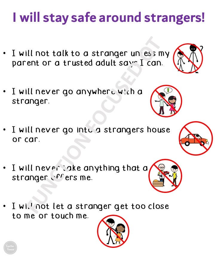 Stranger Safety Social Story: Printable Kids' Safety Narrative (PDF ...