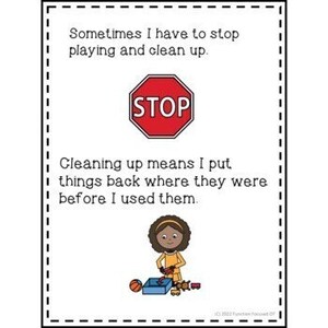 Cleaning up Social Narrative - Digital Printable Story for Children- OT ...