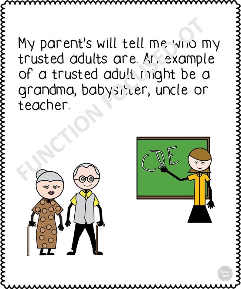 Stranger Safety Social Story: Printable Kids' Safety Narrative (PDF ...