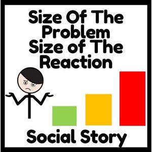 Size of the Problem Social Story - Social Emotional Learning - Digital ...