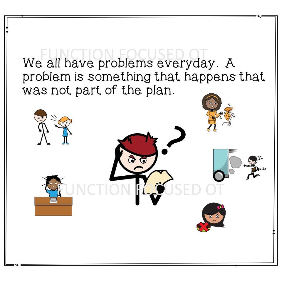 Size of the Problem Social Story - Social Emotional Learning - Digital ...