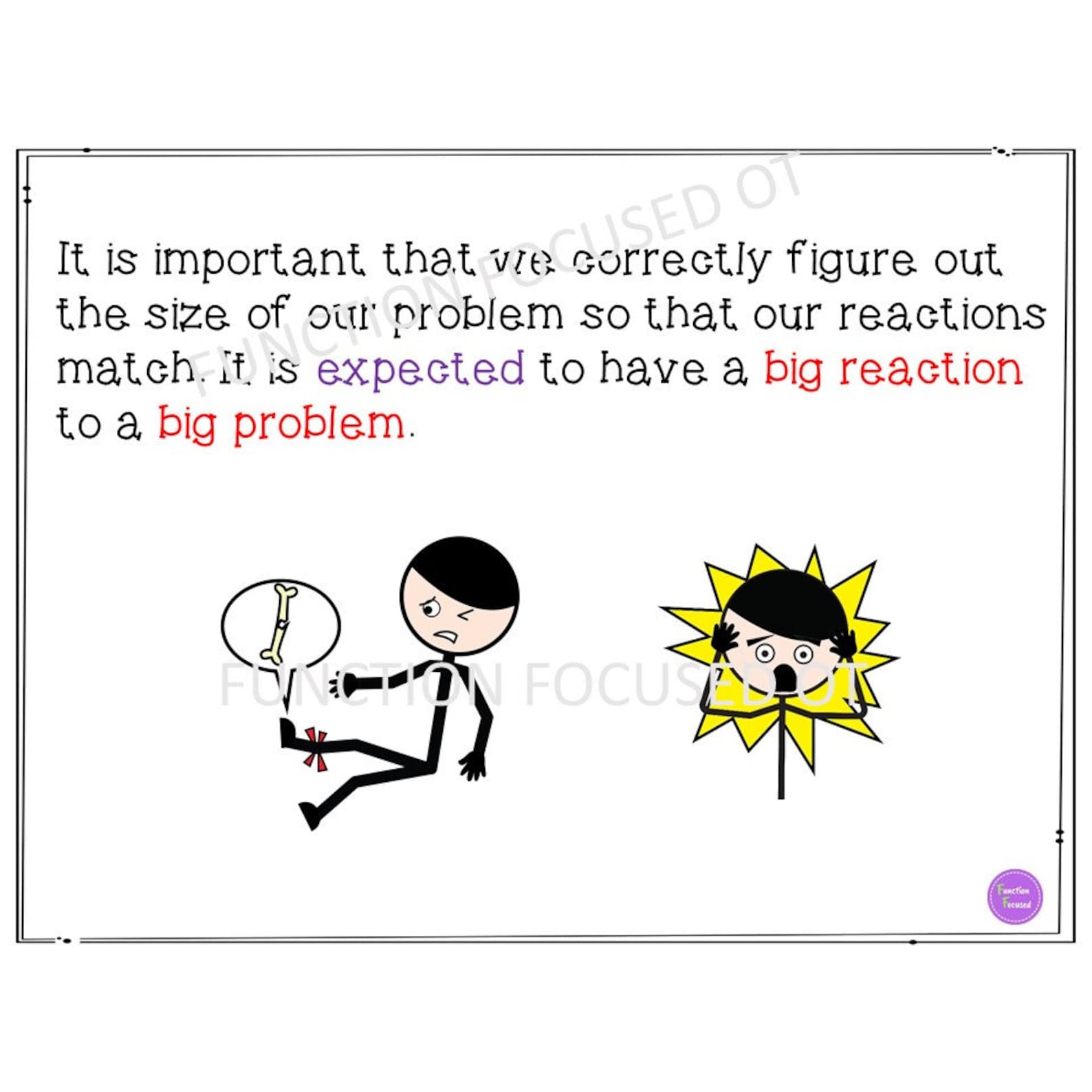 Size of the Problem Social Story - Social Emotional Learning - Digital ...