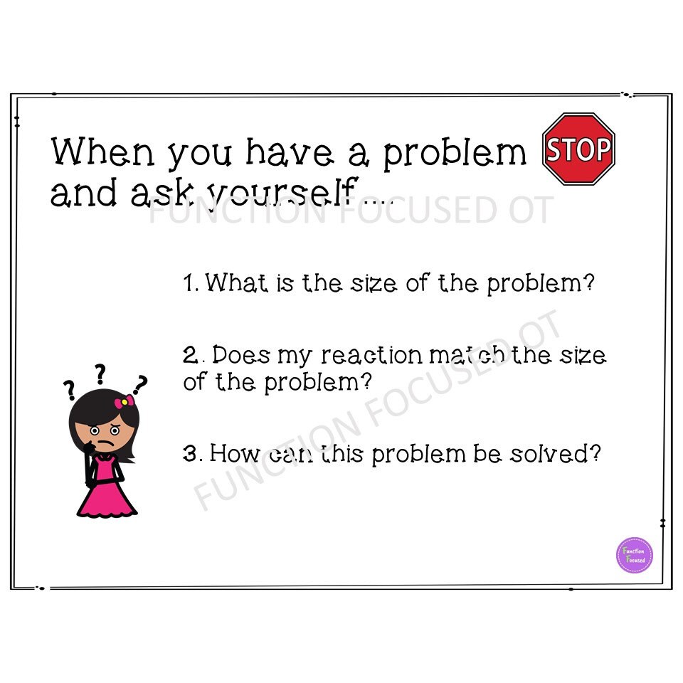 Size of the Problem Social Story - Social Emotional Learning - Digital ...