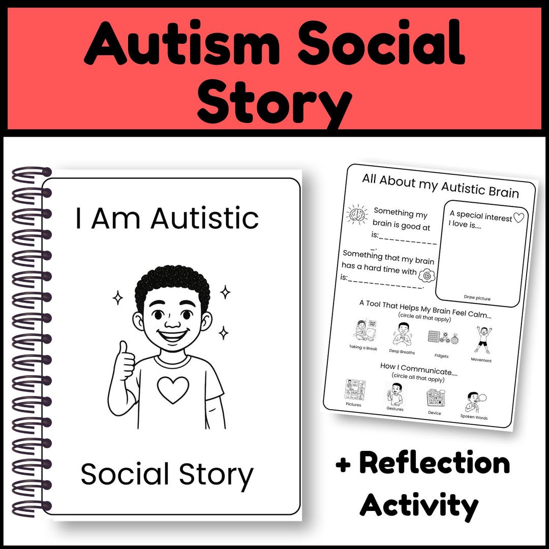 Autism Social Story "i Am Autistic" - Etsy