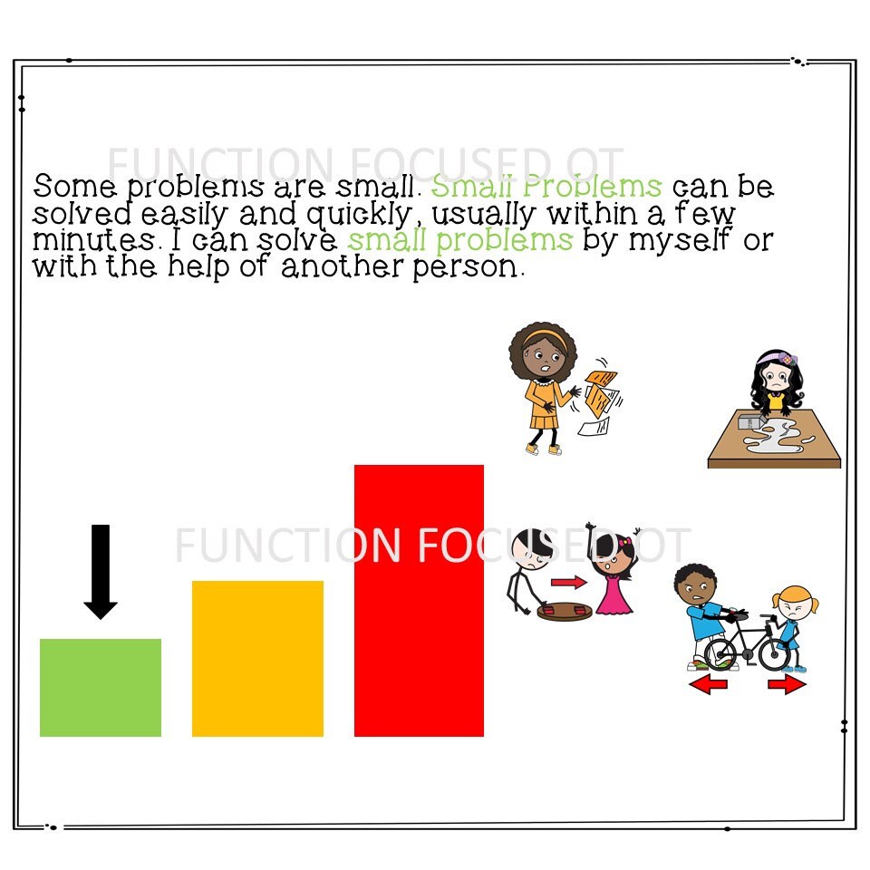 Size of the Problem Social Story - Social Emotional Learning - Digital ...