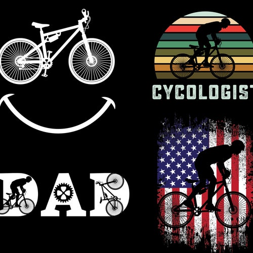 Mountain Bike Svg Files Bicycle RIDE Text ART Cycling or MTB - Etsy