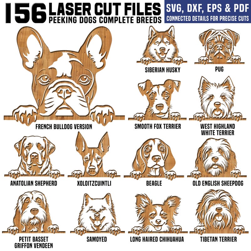 Metal Laser Cut Dogs - Etsy