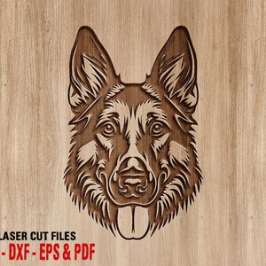 307 Laser Cut Bundle Dog Faces Complete Dog Breeds Dxf, Svg, Pdf, Eps ...