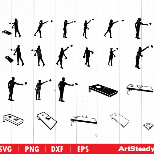 Cornhole Svg Files CORNHOLE GRAPHICS Corn Hole Game Svg - Etsy