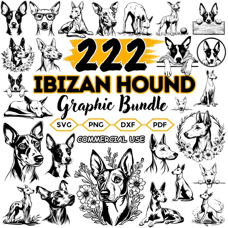 Hound Silhouette - Etsy UK