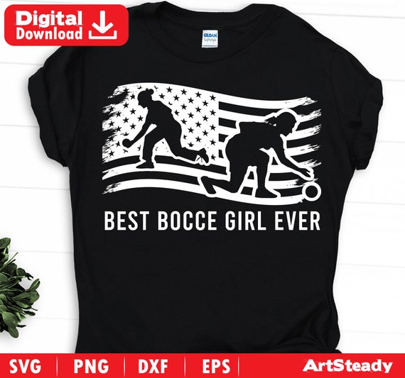 Bocce Svg Files Vintage Flag Female Version Cute Theme Bocce - Etsy