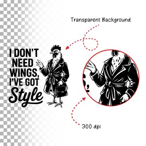 Snarky Chicken SARCASTIC Graphic Files Design Bundle Svg Dxf Png Pdf ...