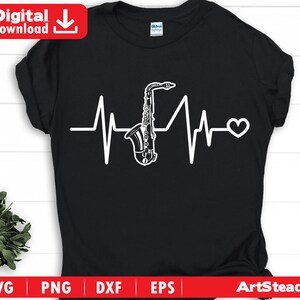 Saxophone Svg Files - Cute Saxophone Graphic Art Mixed With Medical ...