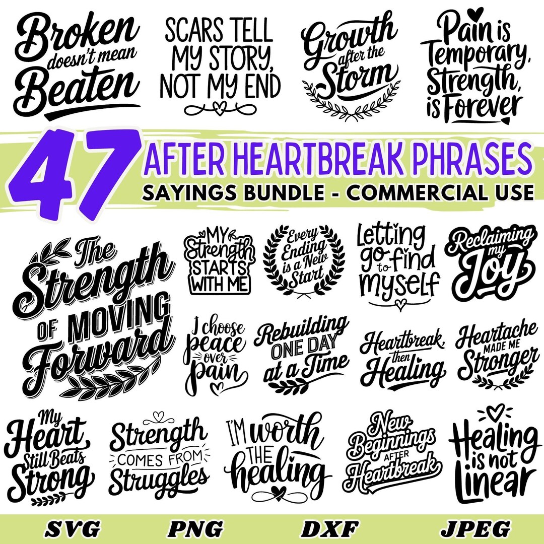 Laser Cut or Engraved Files After Heartbreak Laser Cut Files | Sad ...