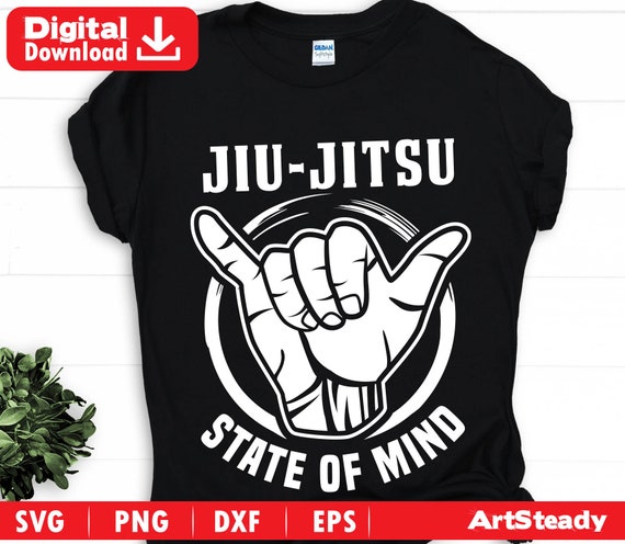 Jiu Jitsu Svg Files Jiu Jitrsu State of Mind Instant - Etsy