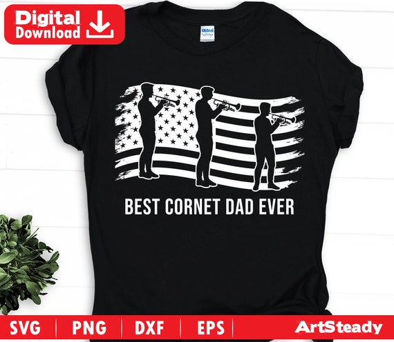 Cornet Svg Files Cool Distressed US American Flag Vintage - Etsy