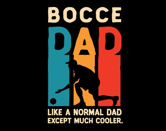 Bocce Svg Files Retro Art Cooler DAD Vintage Art Work Bocce - Etsy