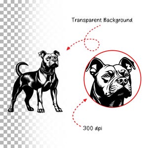 Pitbull Dog SVG Bundle | DXF Cutting Files | Pitbull Silhouette Designs ...