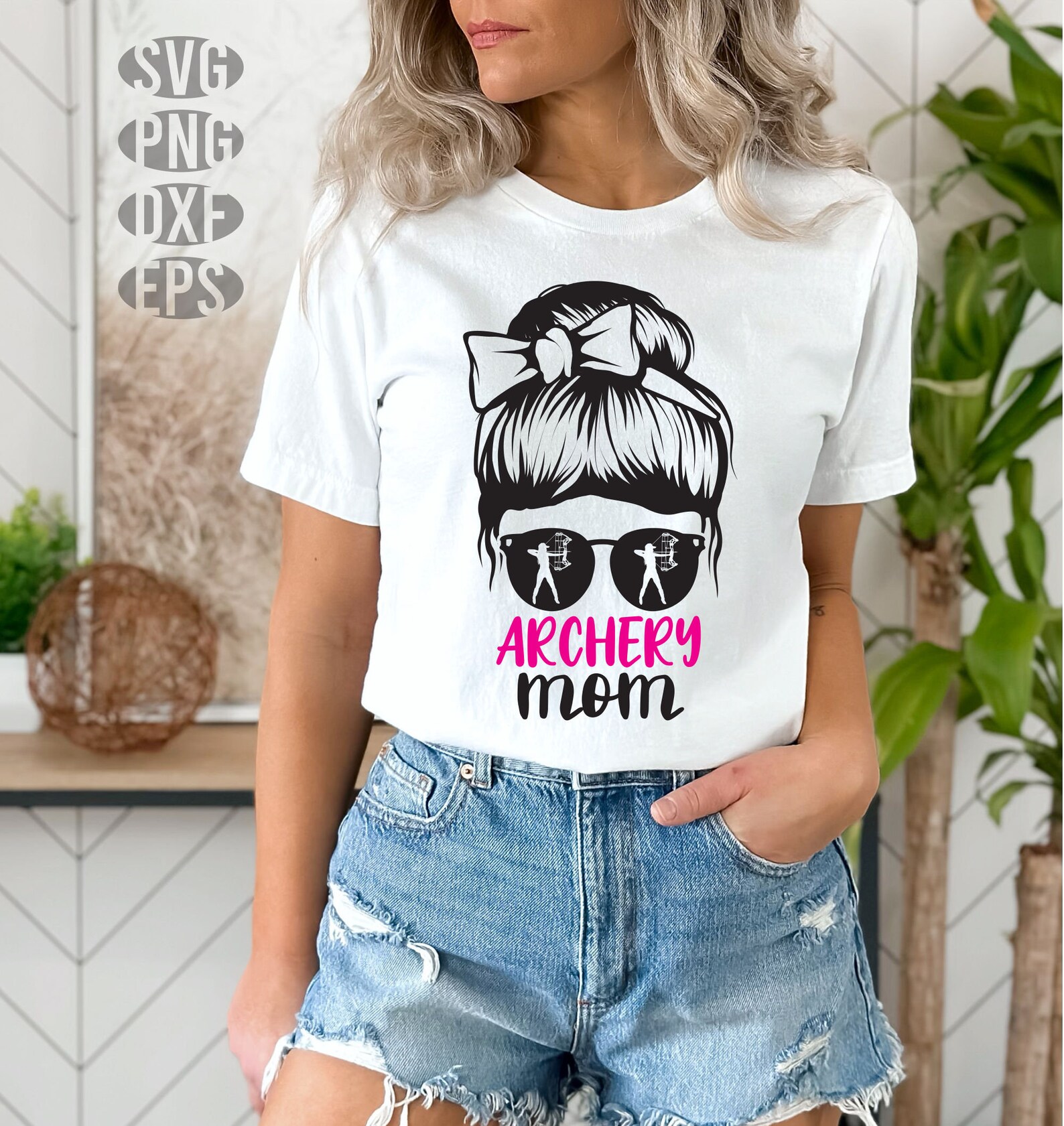 Archery Svg Files Cute Sassy Theme Wearing Sunglasses for - Etsy