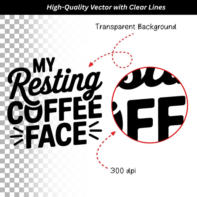 Coffee Sayings Svg Png Pdf & Dxf Bundle for Funny Caffeine Quotes and ...