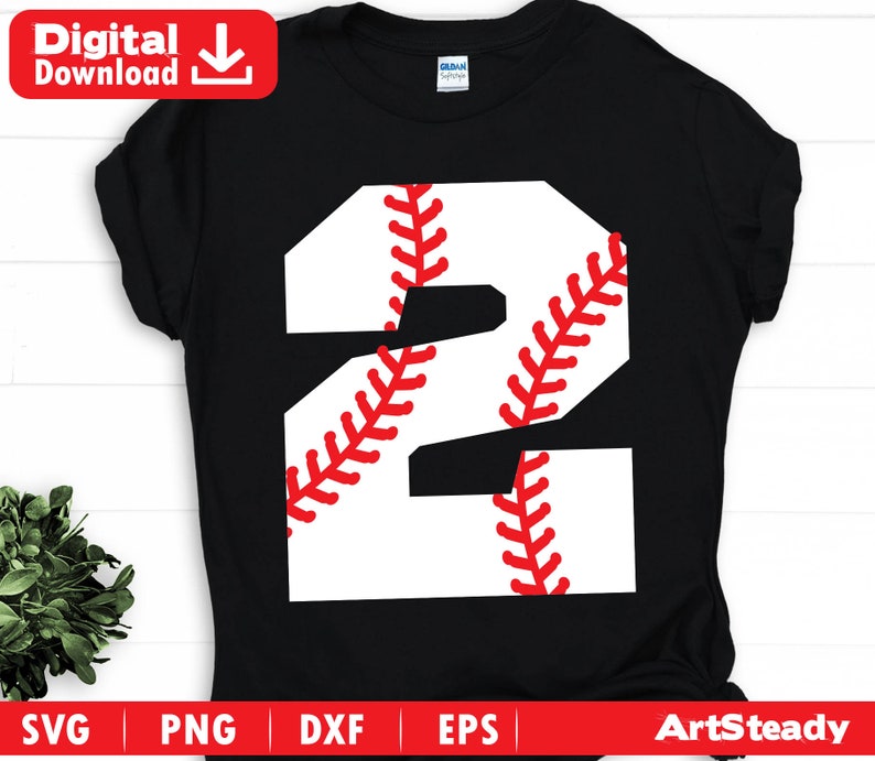 Baseball Svg or Softball Svg Files Baseball Theme 2 Years - Etsy