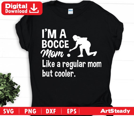Bocce Svg Files Cute and Funny MOM Definition Theme With - Etsy