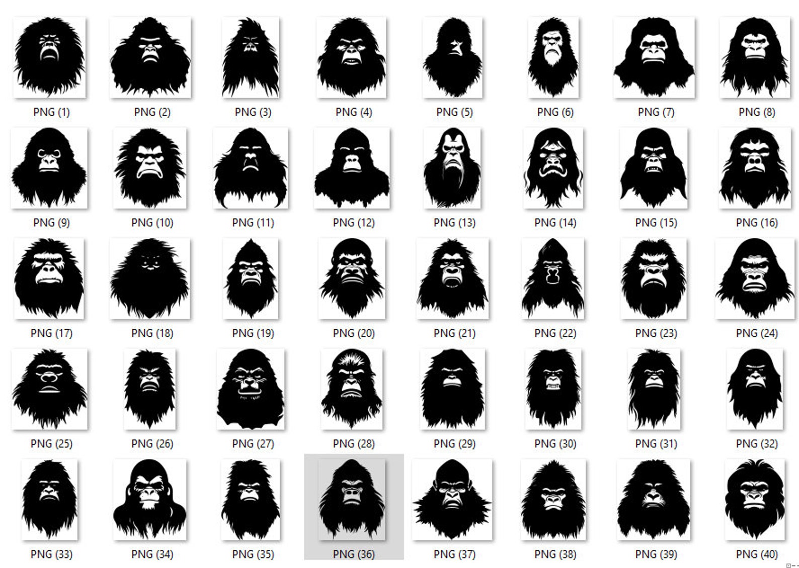 Bigfoot Sasquatch Bundle SVG, PNG Instant Digital Downloads - Etsy
