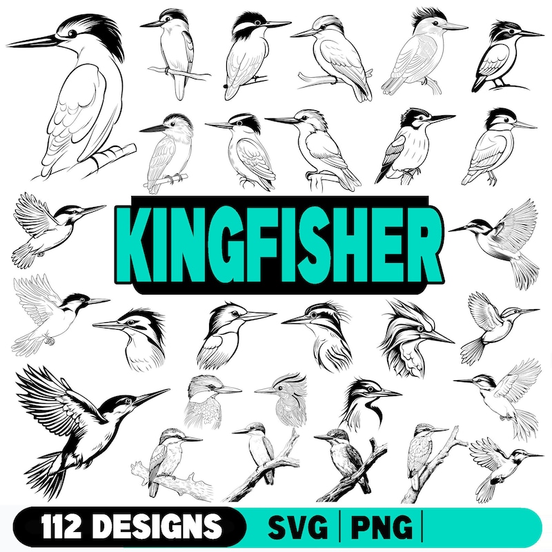 Kingfisher Tattoo - Etsy