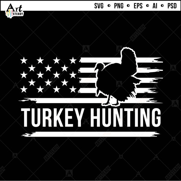 Turkey With American Flag Svg - Etsy