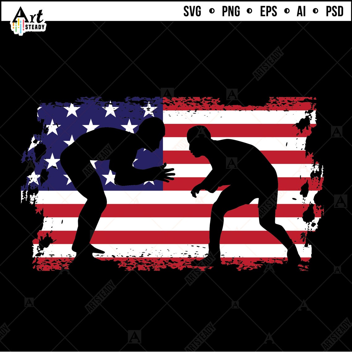 Wrestling Svg Files Wrestlers Svg or MMA Svg Graphic Arts - Etsy